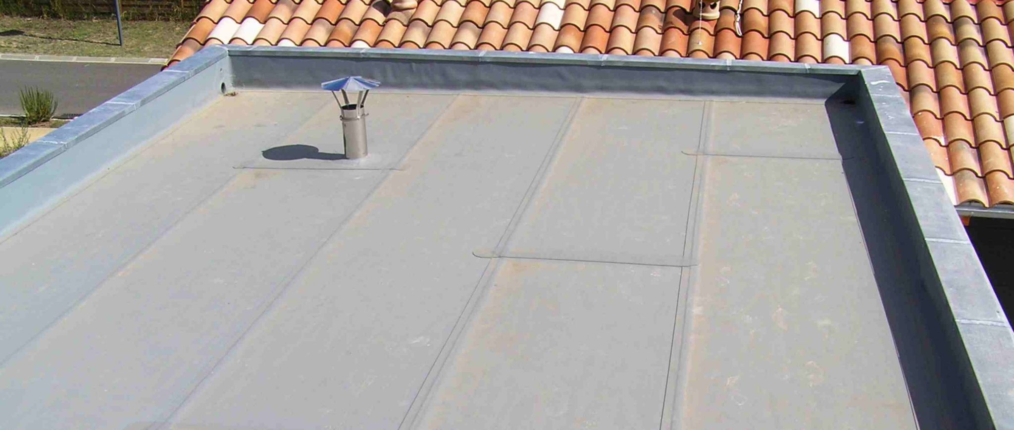 Extension de toit et toiture terrasse de maison à Tours